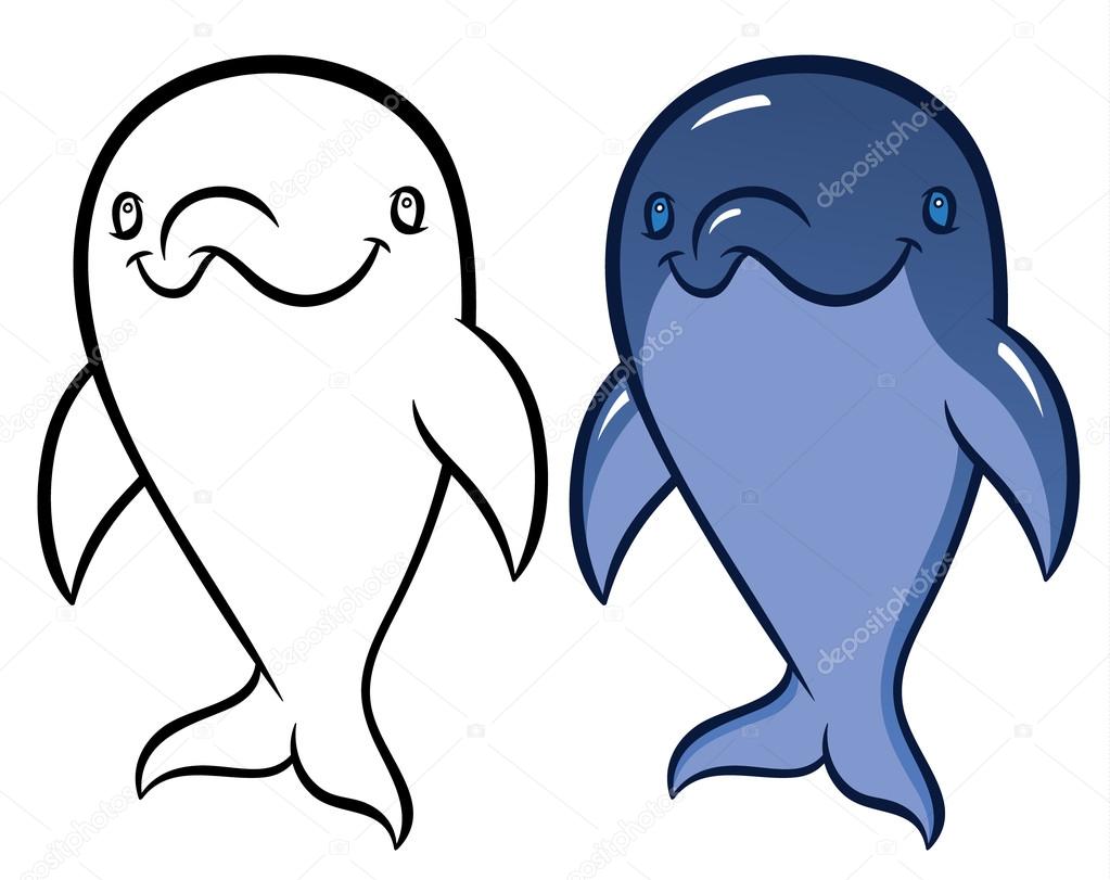 Cute Animated Dolphins