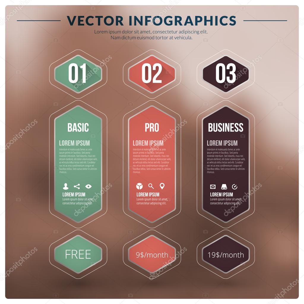 Vector abstract infographic design Stock Vector Image by ©AntartStock ...