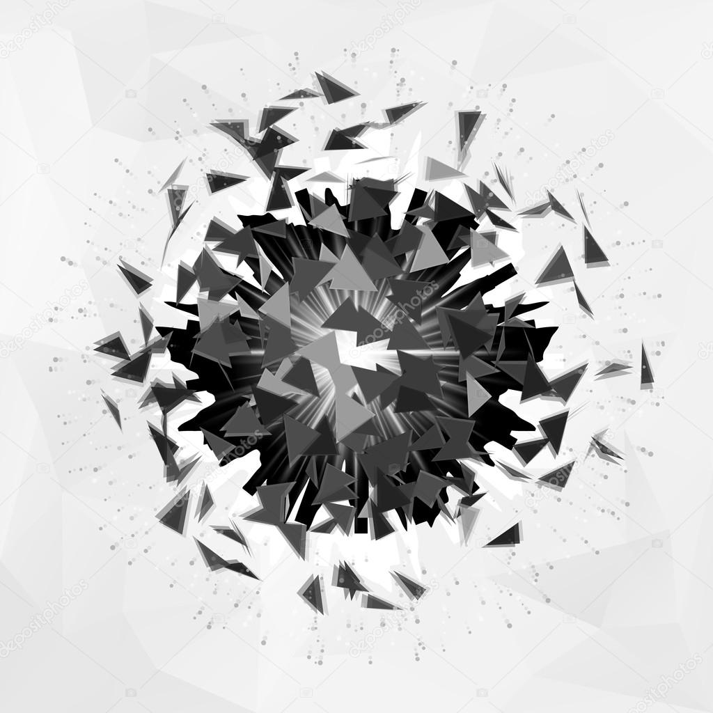 3d Explosion Vector