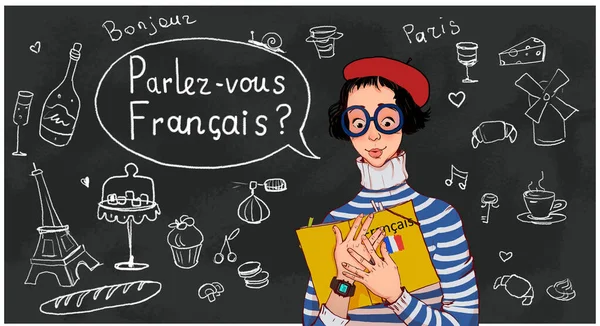 People Speaking French Clip Art