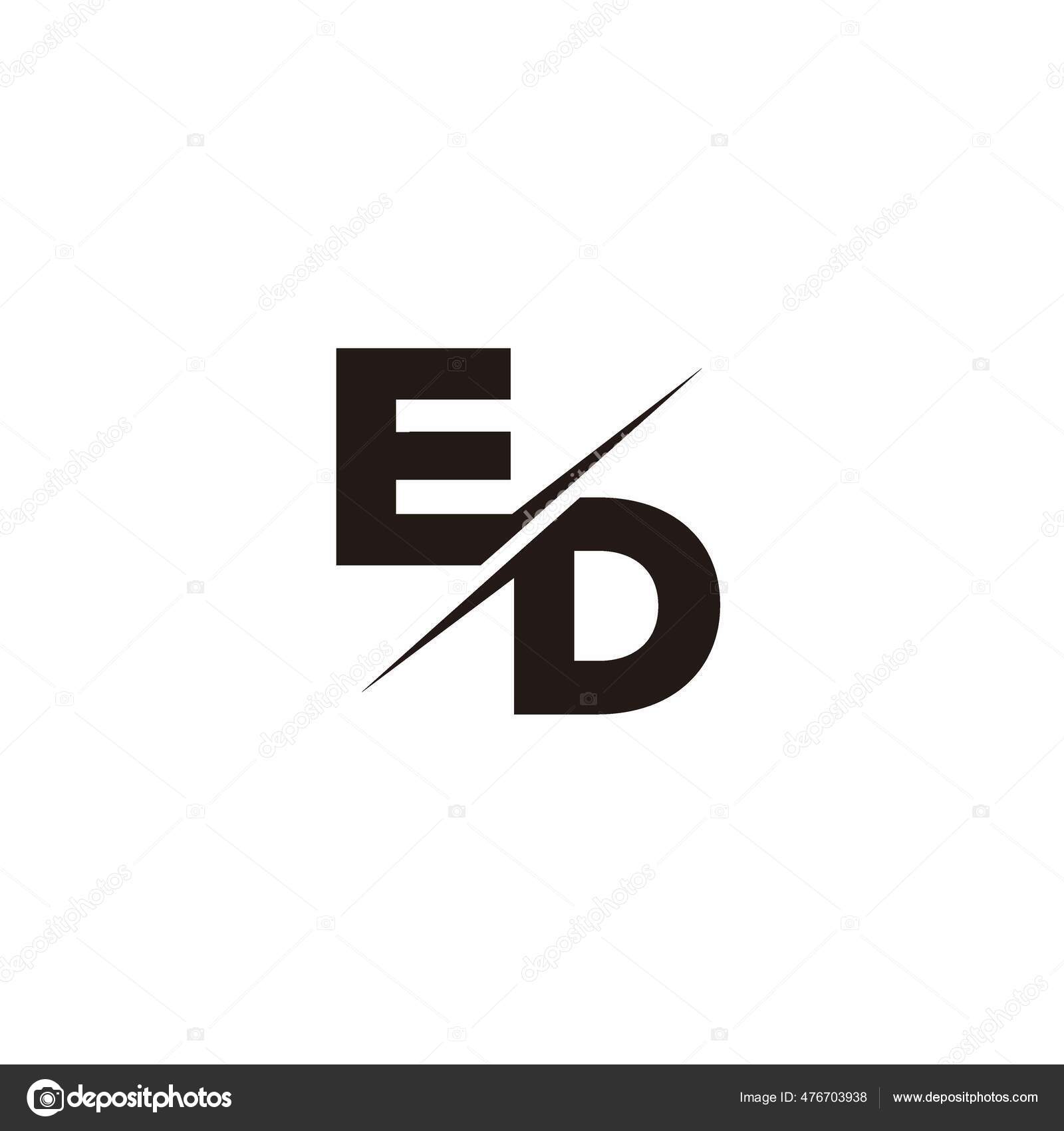 Logo Letter Monogram Slash Modern Logo Designs Template Black Color ...