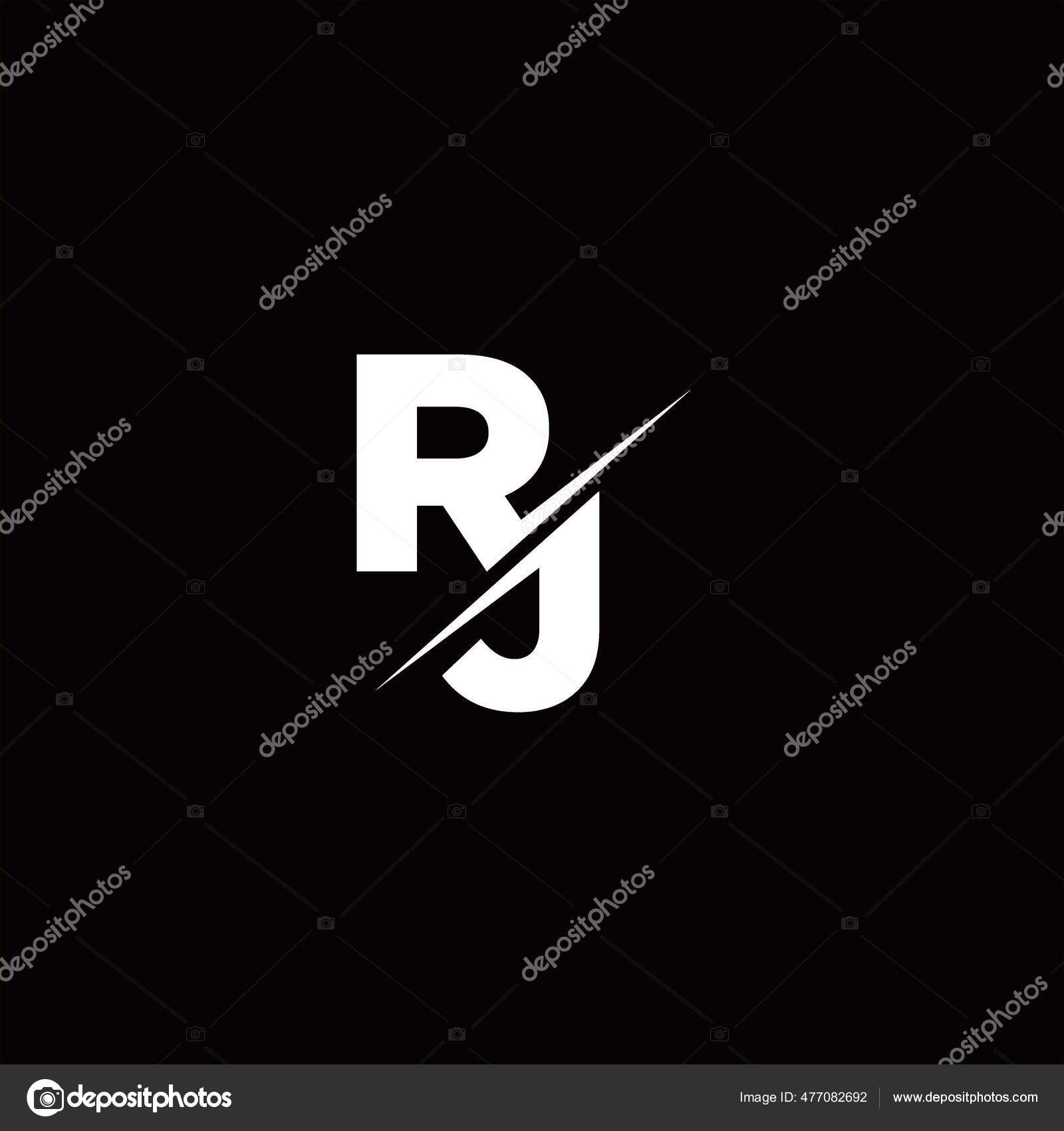 Logo Letter Monogram Slash Modern Logo Designs Template Black Color ...