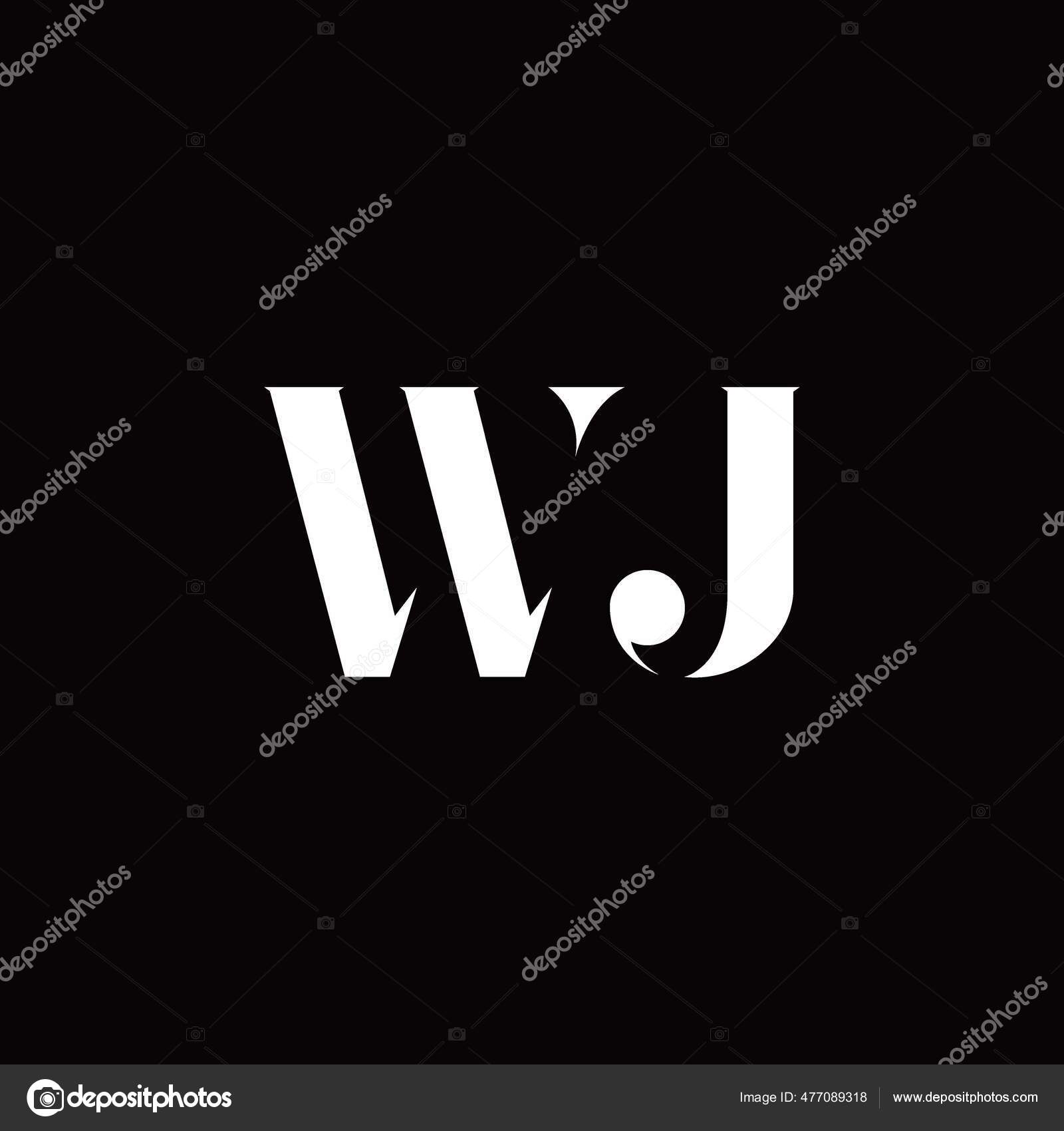 Logo Letter Initial Logo Designs Template Gold Black Background Vector ...