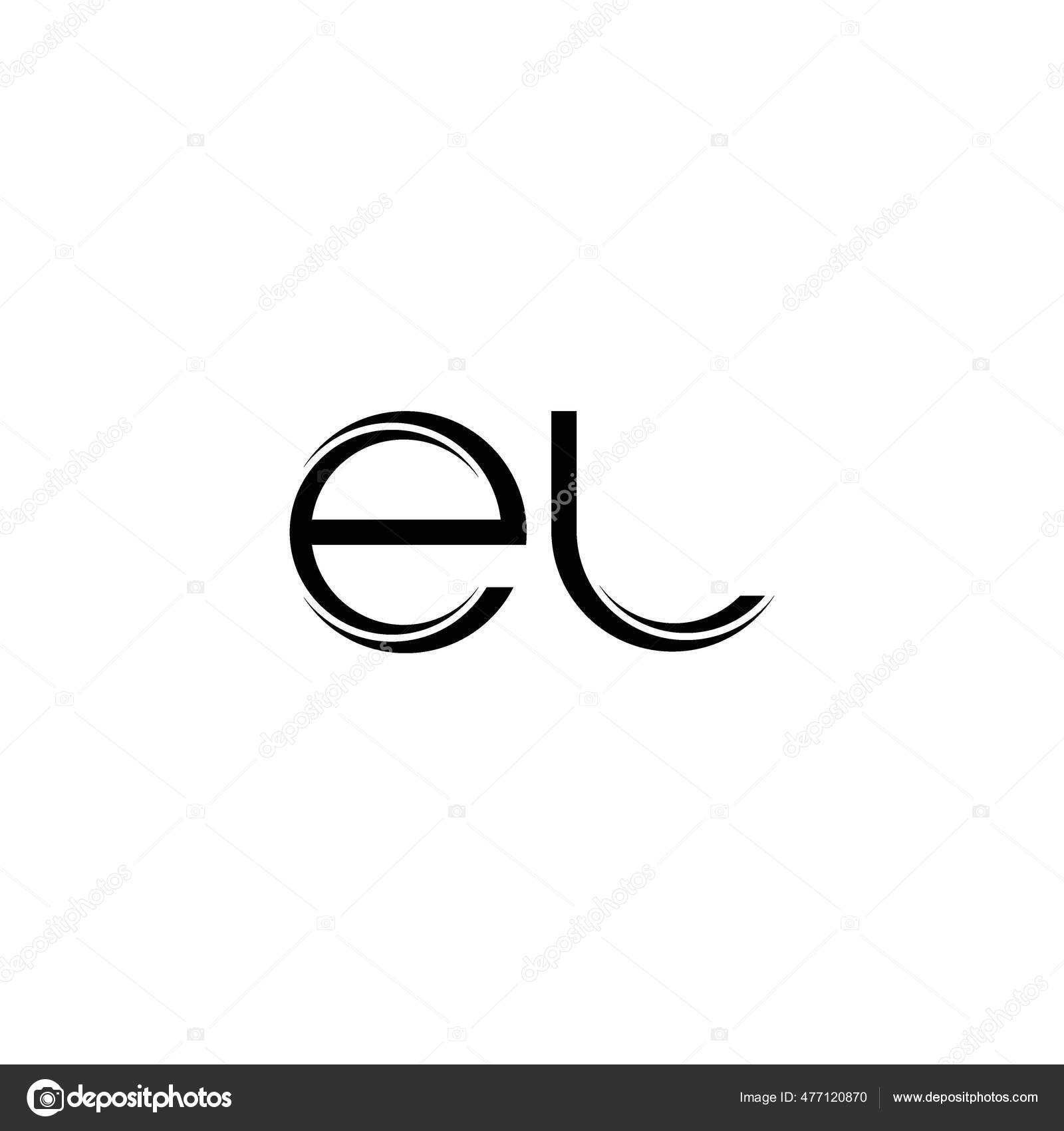 Logo Monogram Slice Rounded Modern Design Template Isolated White Background Stock Vector by ...