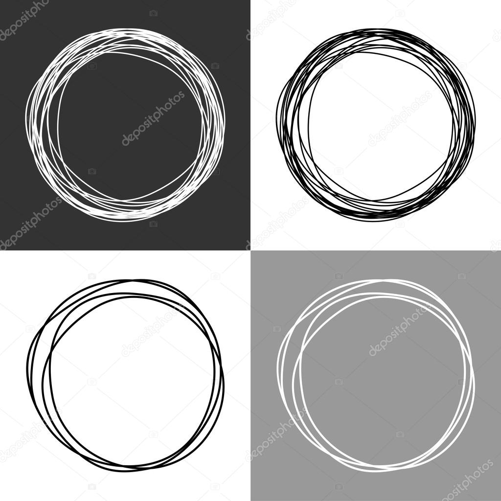 Hand drawn circles — Stock Vector © artishokcs1 #53459415 Hand drawn circles — Stock Vector © artishokcs1 #53459415