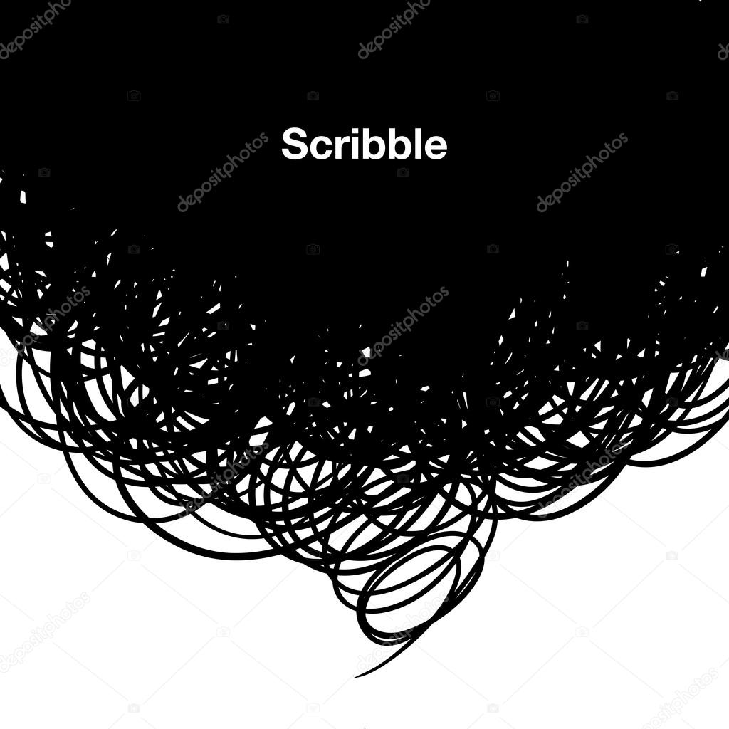 Scribble black background Stock Vector by ©artishokcs1 55491923