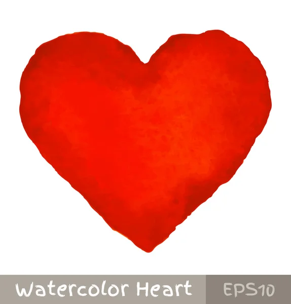Red Watercolor Heart Stock Vector Image By ©artishokcs1 56524365