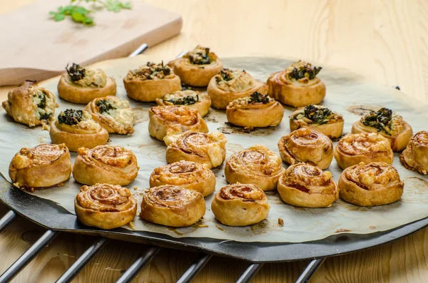 Canapes puff pastry Stock Photo by ©Peteer 57690173