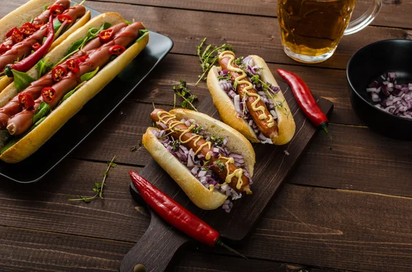 All beef dogs variations Stock Photo by ©Peteer 74350375