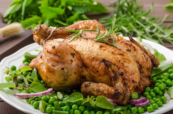 Grilled organic bio chicken Stock Photos, Royalty Free Grilled organic ...