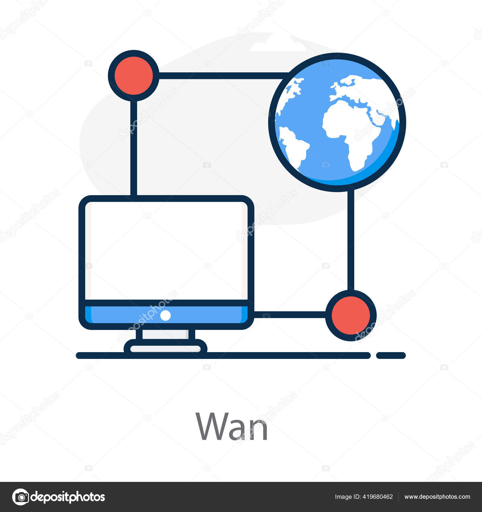 Wide Area Network Icon
