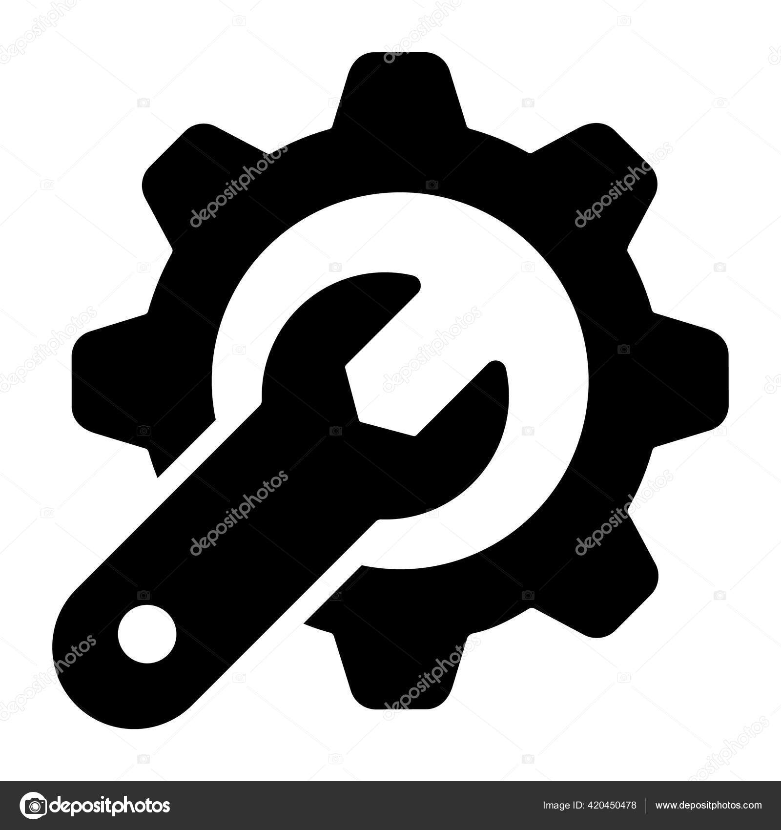 Basic Rgbgear Spanner Technical Tools Icon Stock Vector by ...