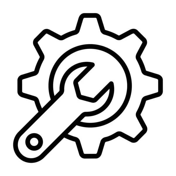 Basic Rgbgear Spanner Technical Tools Icon Stock Vector by ...