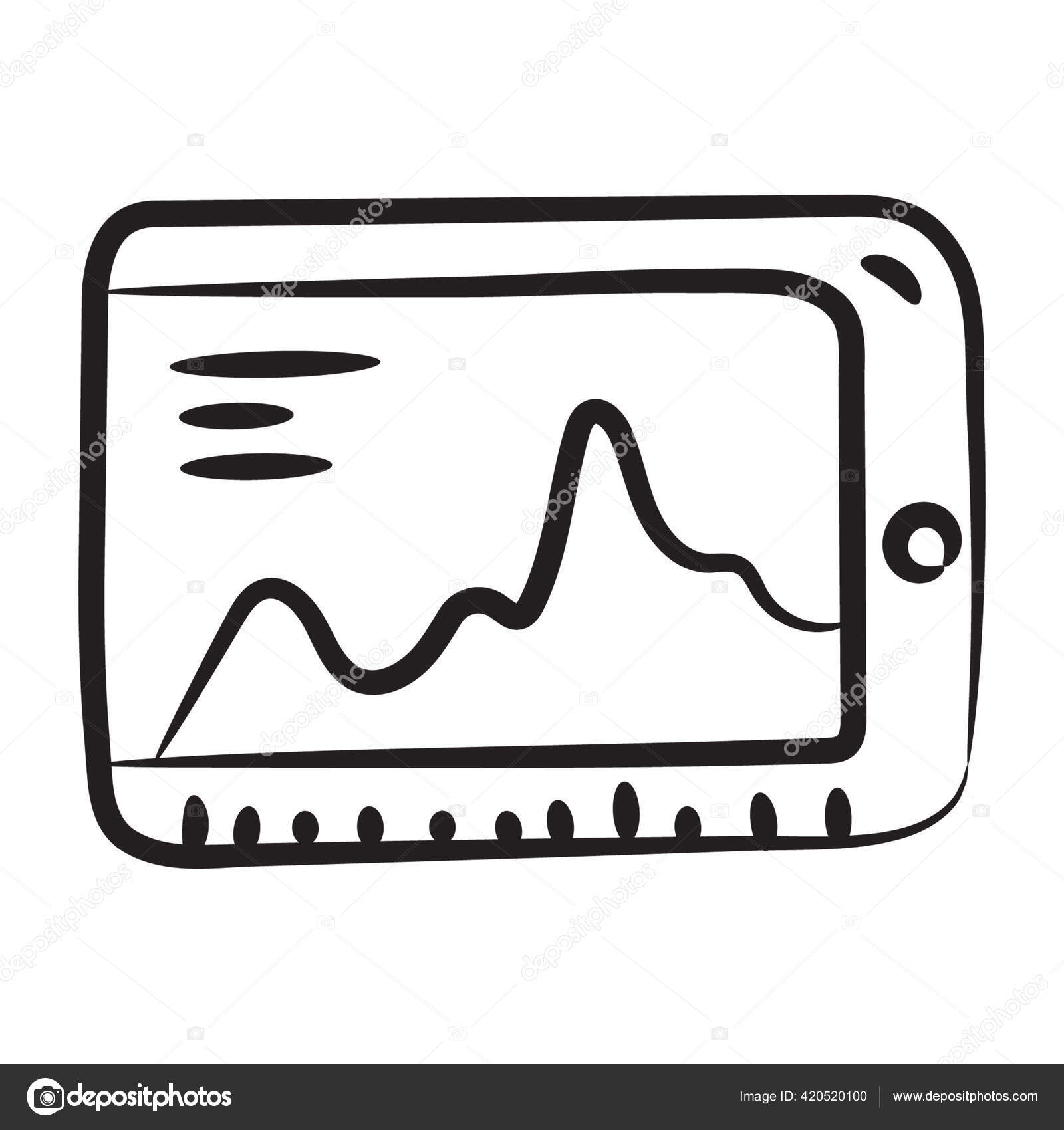 Layer Chart Graph Showing Concept Area Chart Stock Vector by ...