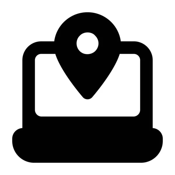 Message Location Icon Editable Line Style Stock Vector by ...