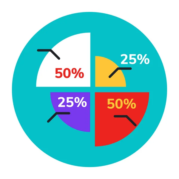 Pie Chart Infographic Vector Illustration Stock Vector by ...