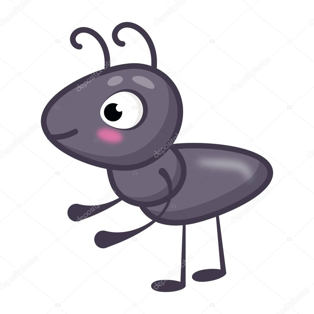 Ilustración Dibujos Animados Lindo Bug Vector de stock por ...