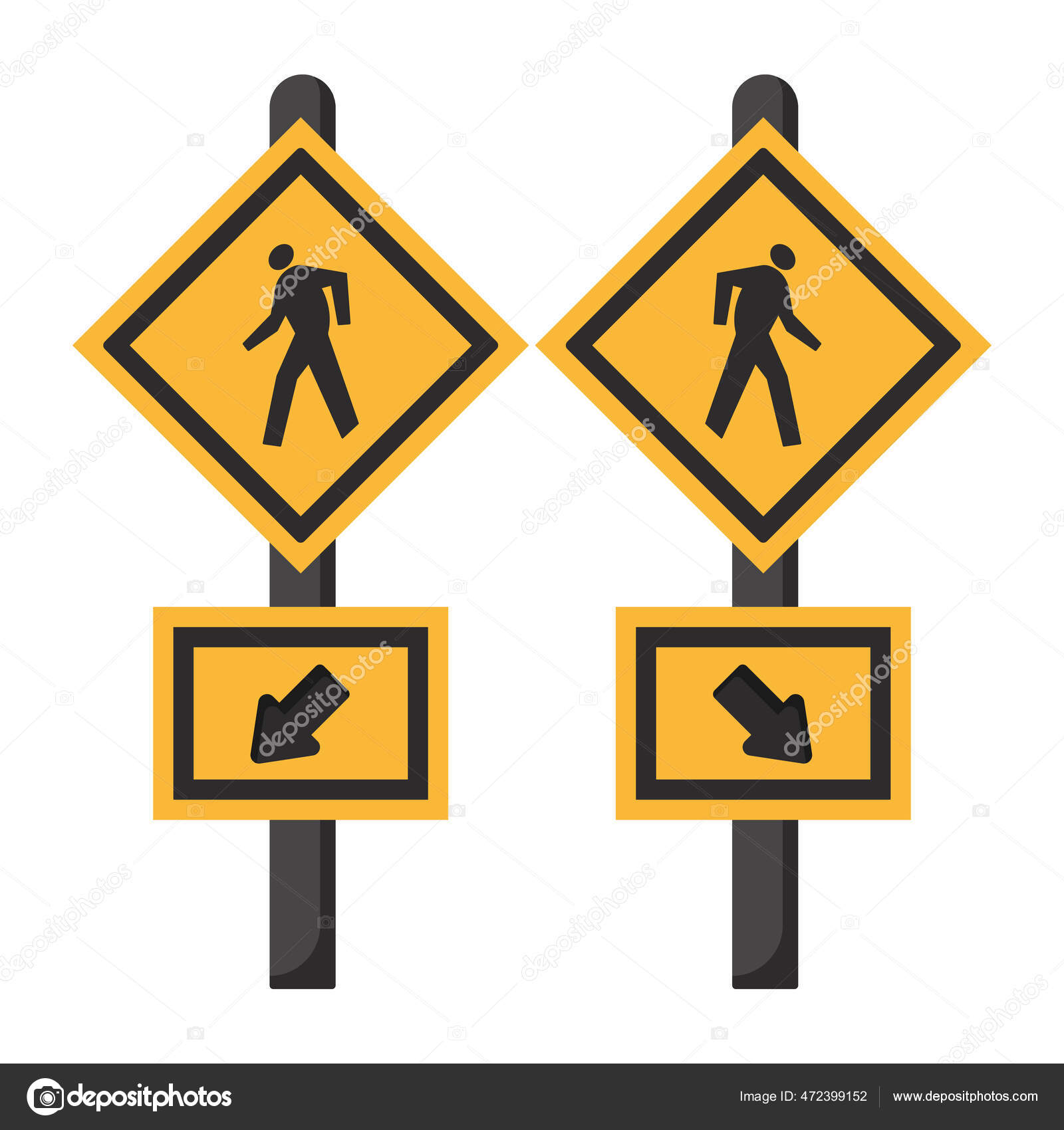 Vector Illustration Set Road Signs Stock Vector by ©smashingstocks ...