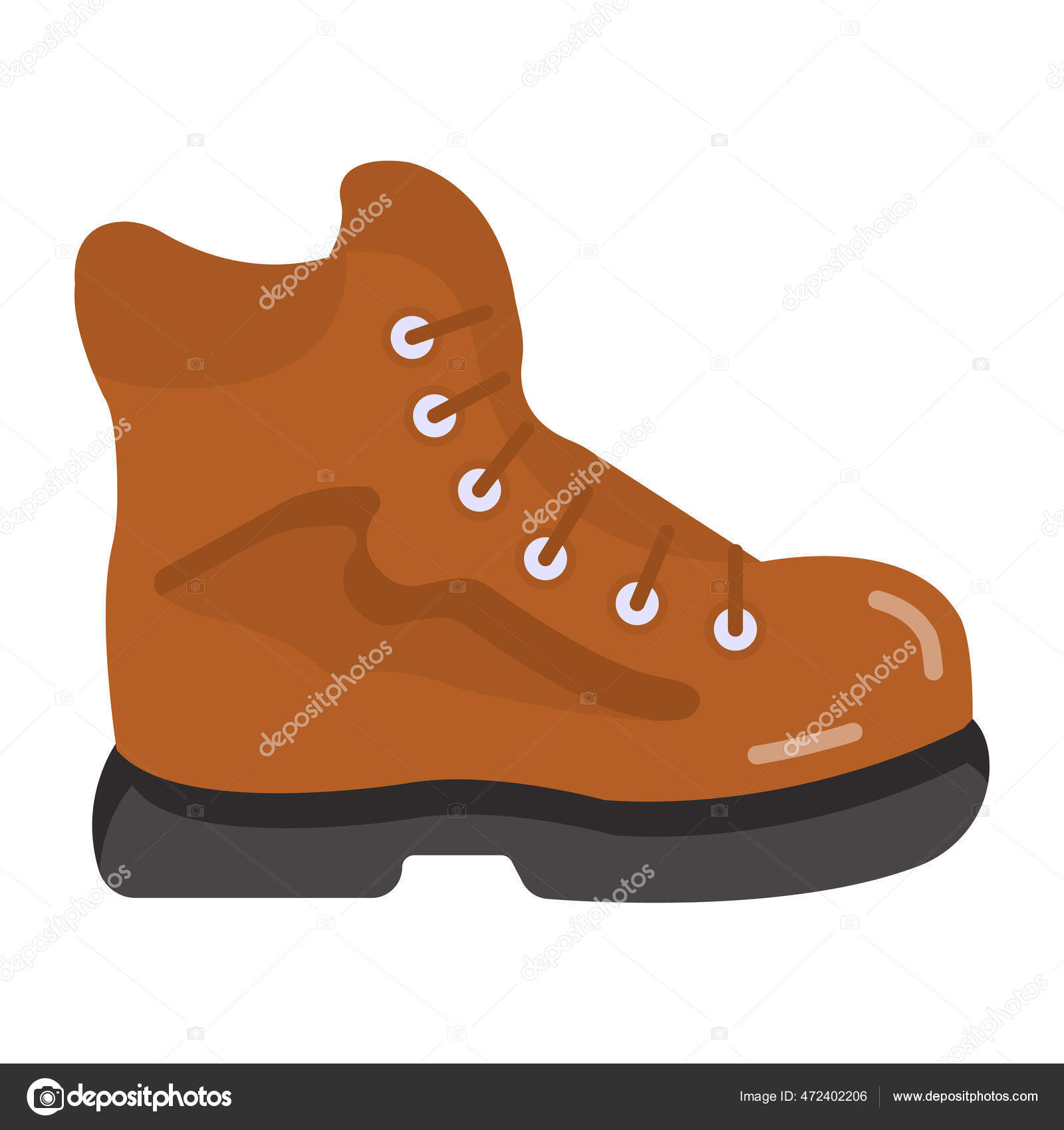 Hiking Boots Cartoon