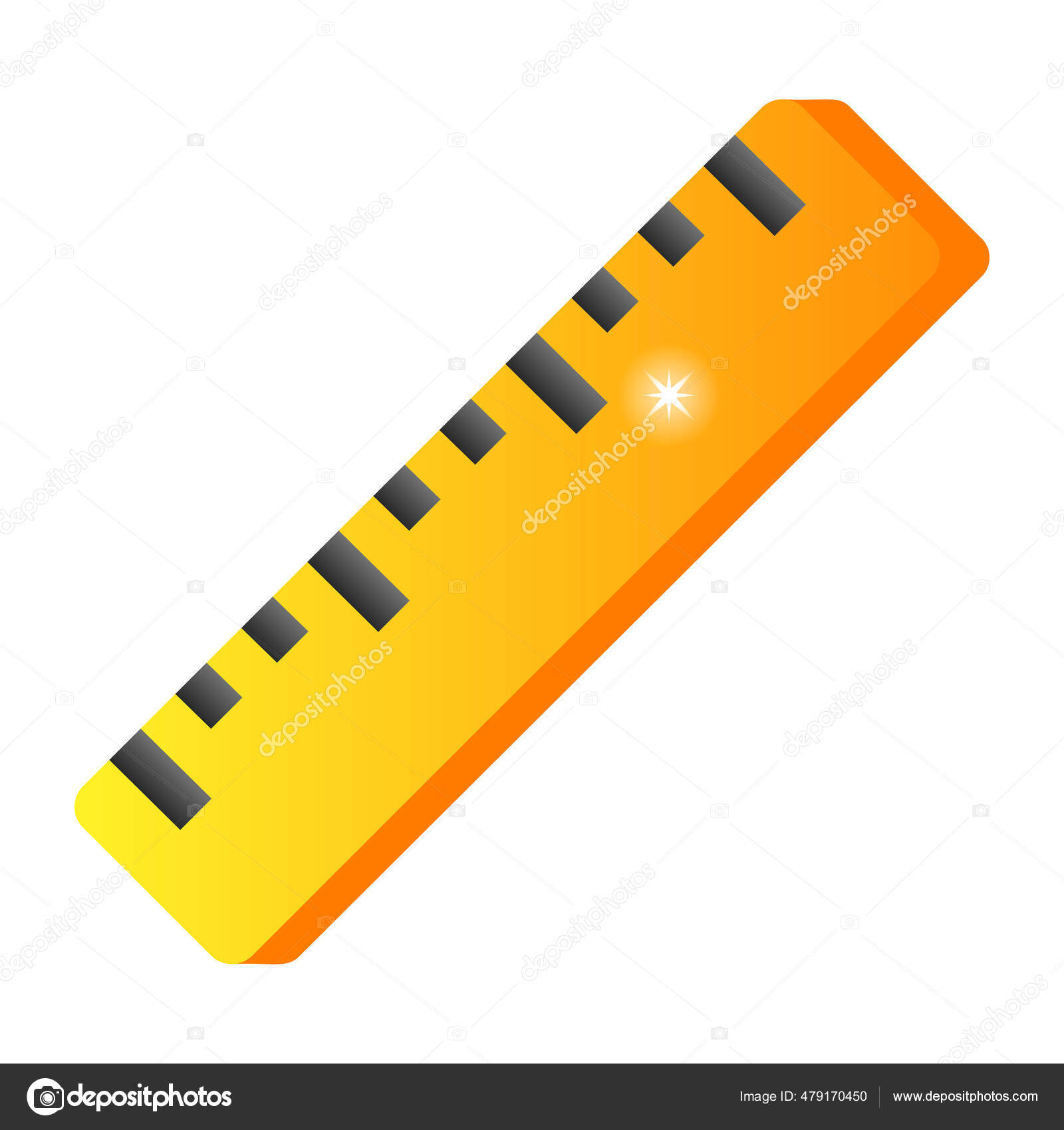 Ruler Icon Vector Illustration Stock Vector by ©smashingstocks 479170450