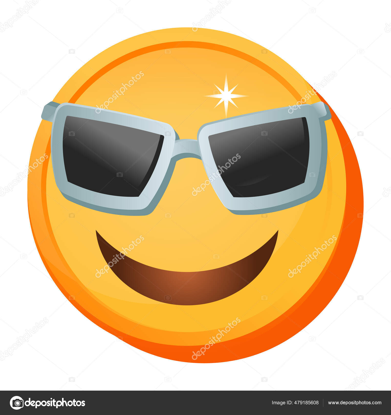 Vector Illustration Emoticon Face Stock Vector by ©smashingstocks 479185608