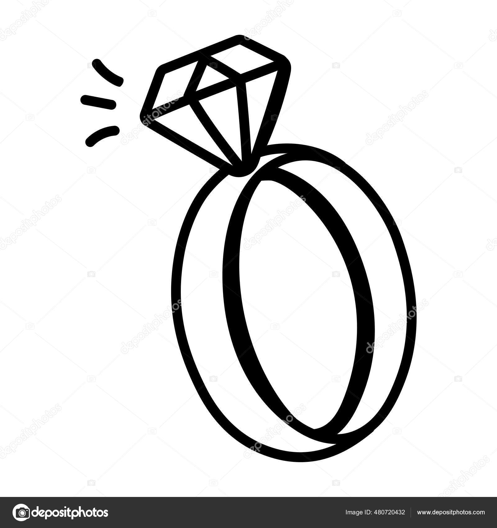 Wedding Ring Outline