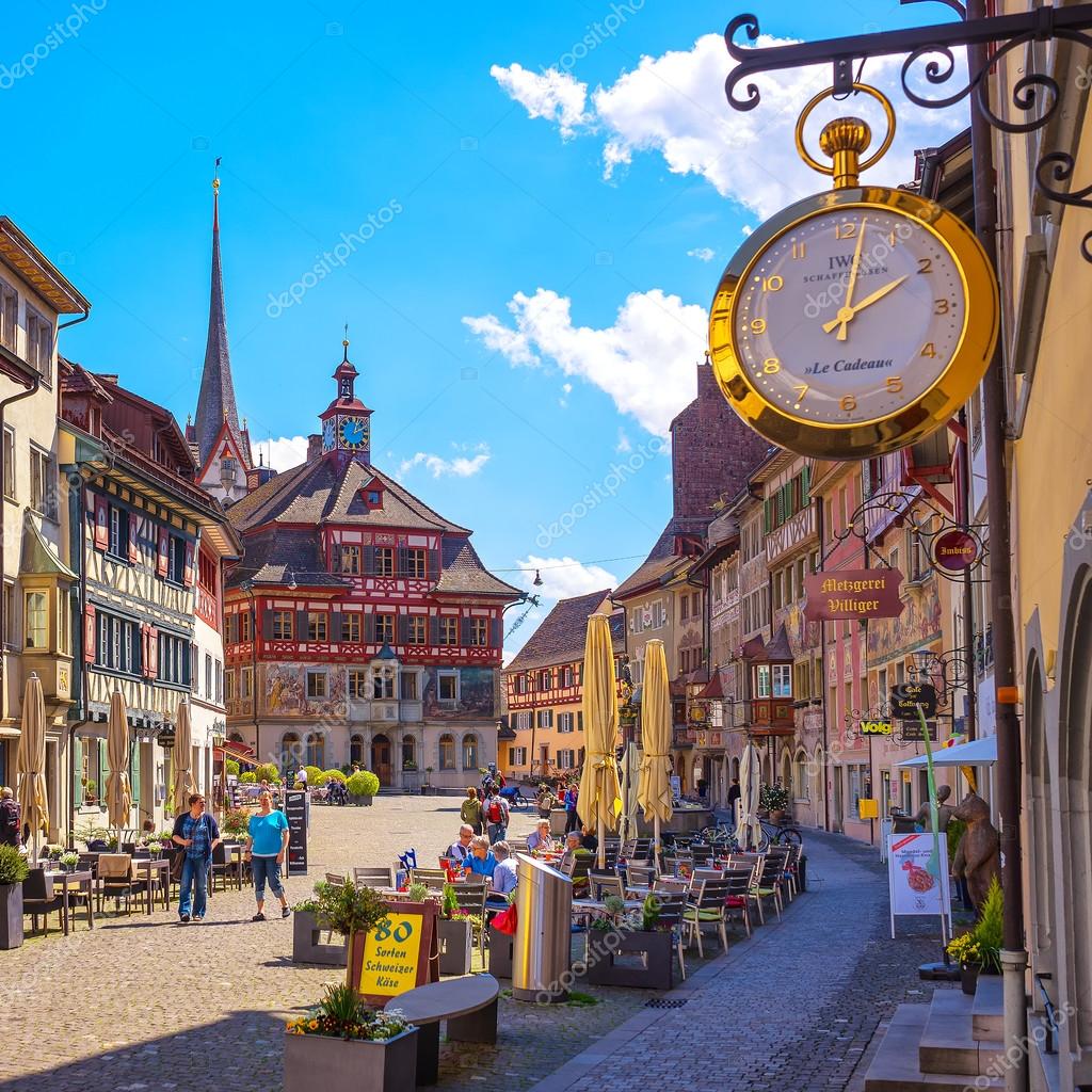 Stein Am Rhein, ancient city, Switzerland – Stock Editorial Photo ...