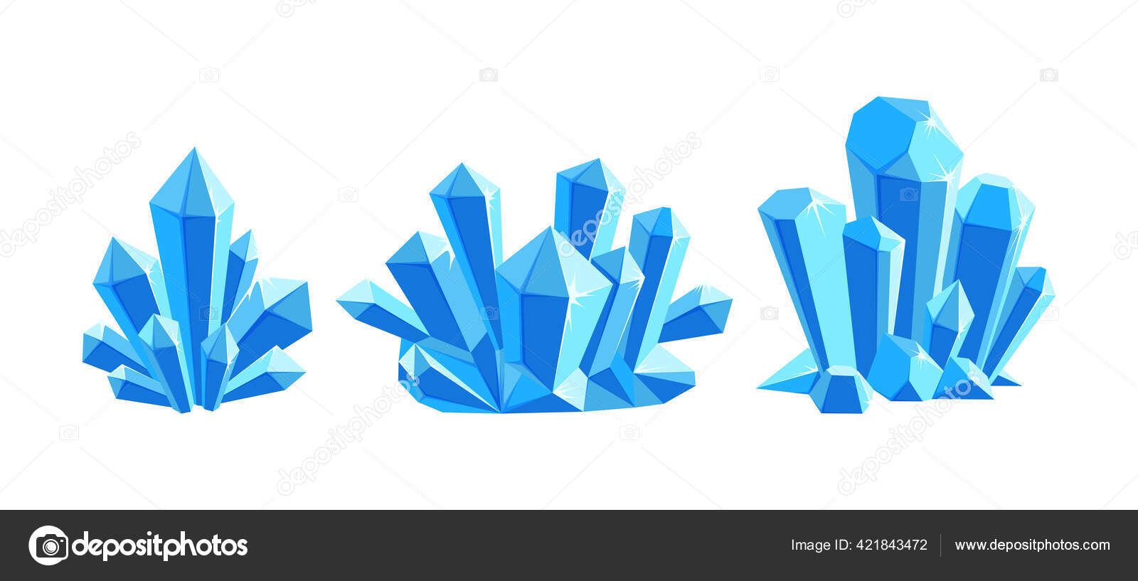 Ice Crystals Vector