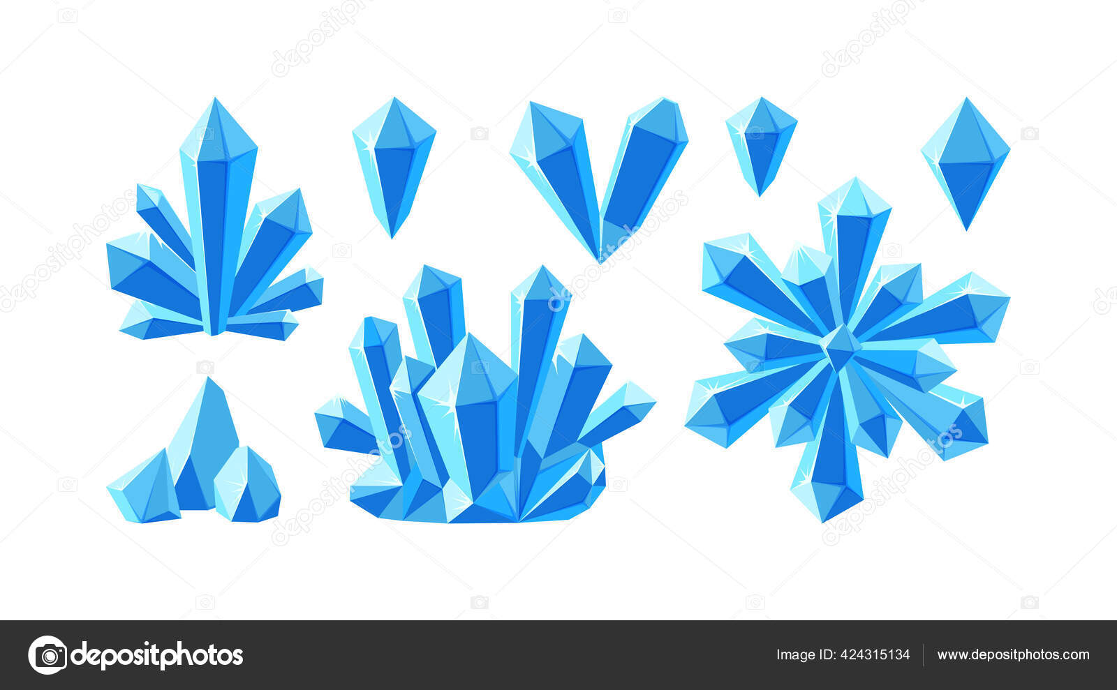 Ice Crystals Drawing