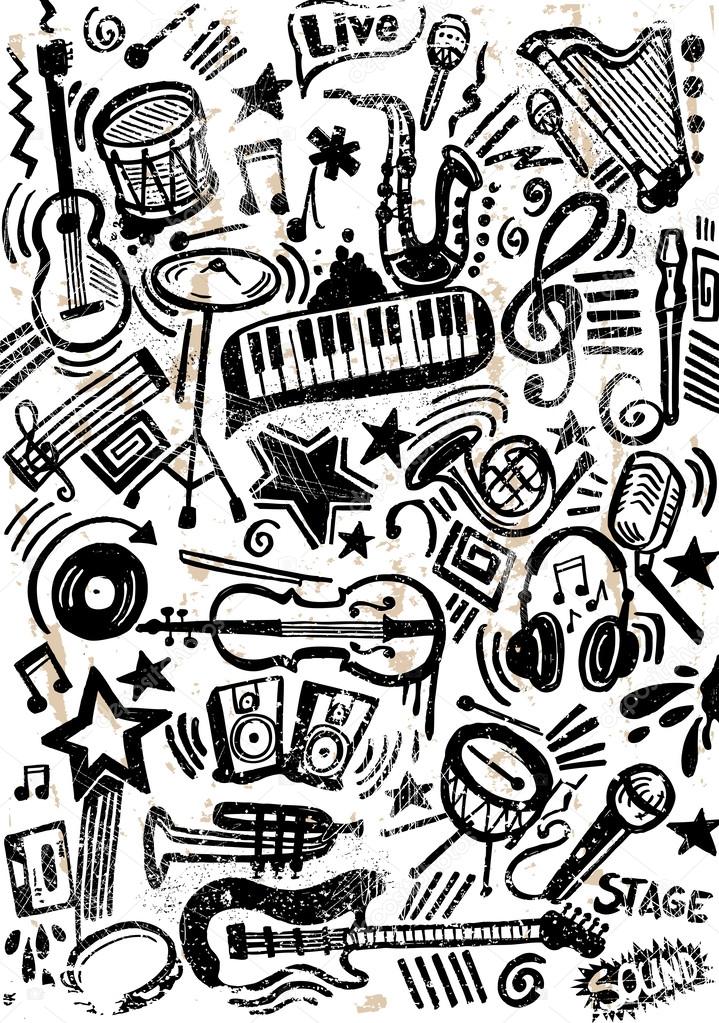 Music Doodle Stock Vector Image by ©mixformdesign #56730015
