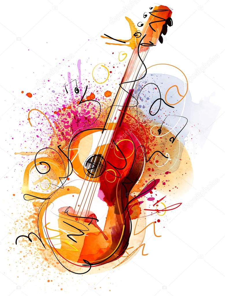 Blues Guitar Clipart Jpeg