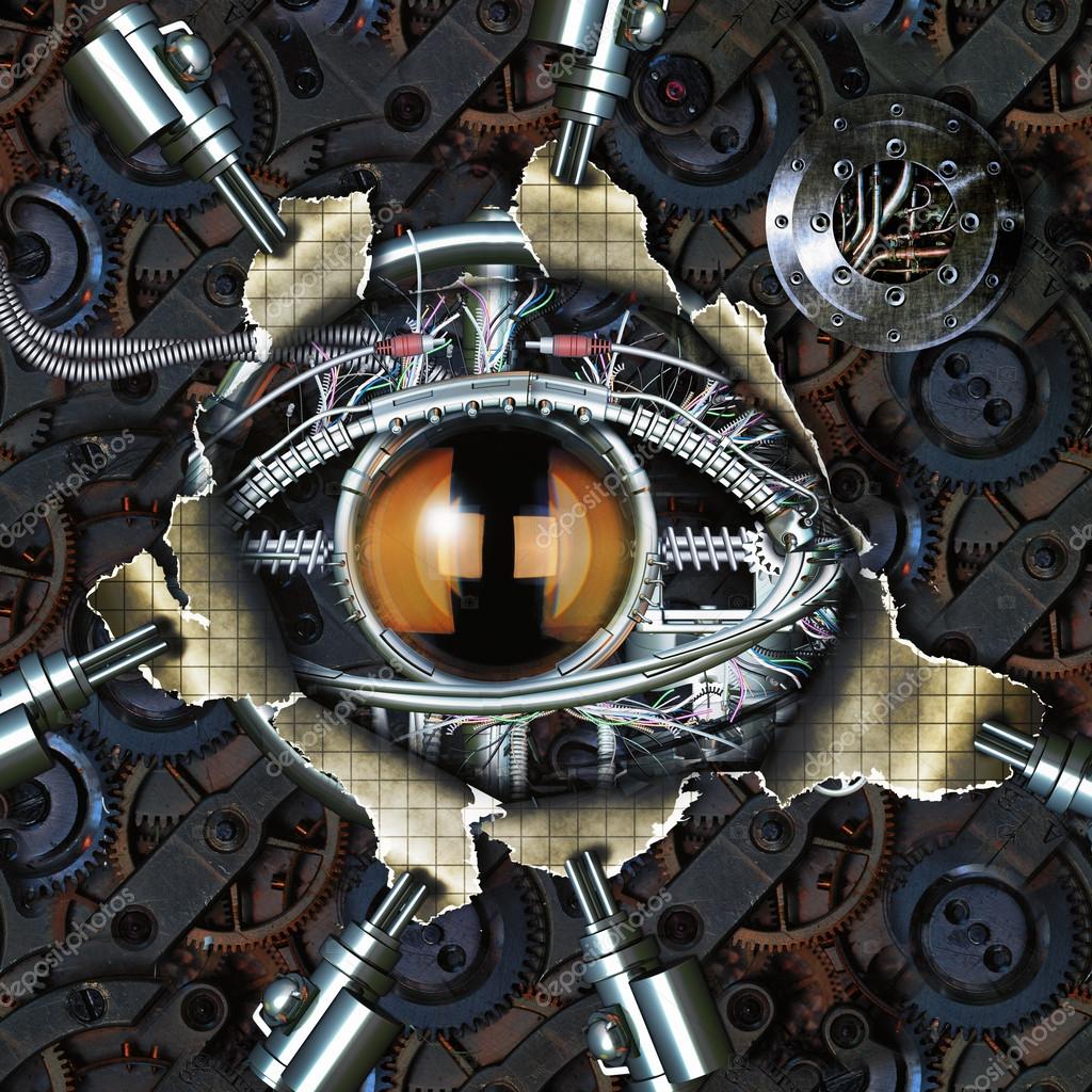 Wallpaper Mechanical Eye 1680