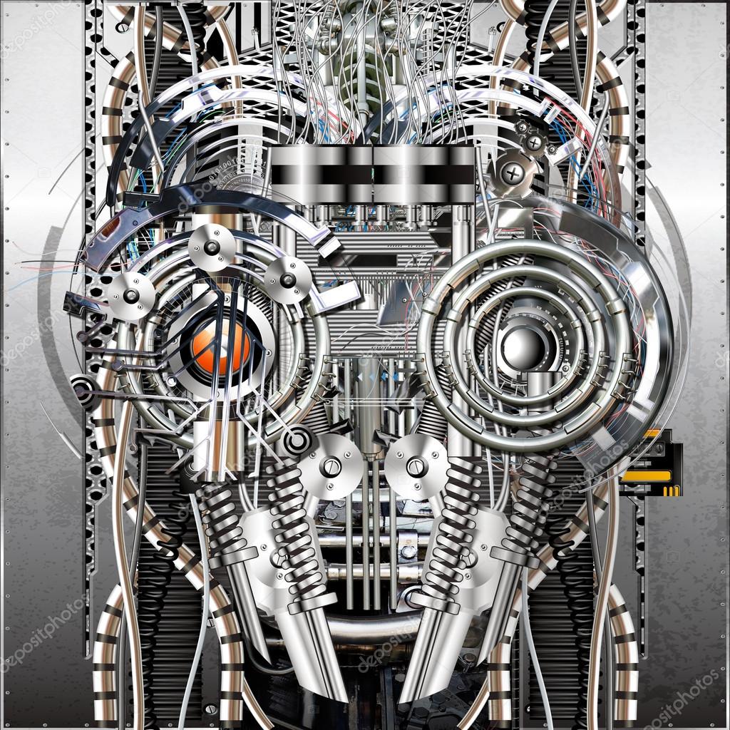 Mechanical figure Stock Photo by ©diuno 63192539