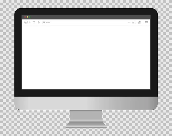 Transparent Browser Window Website Mockup Frame Editable Template ...