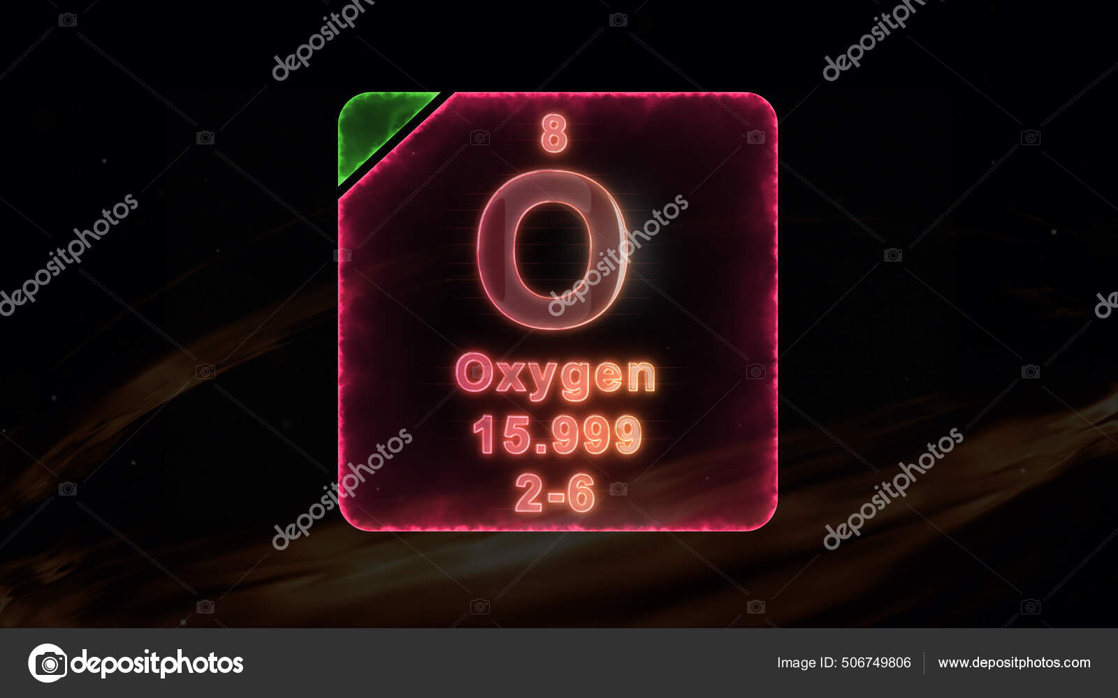 Oxygen Symbol Element Number 8 Of The Periodic Table Of Oxygen Symbol