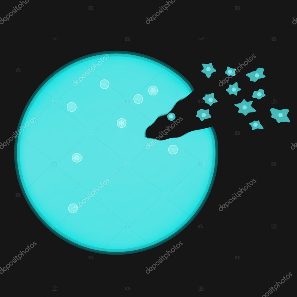 Multiple Fission In Amoeba