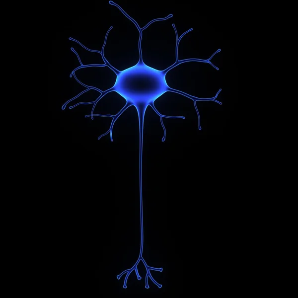 Blue Neuron system — Stock Photo © sciencepics #67957299