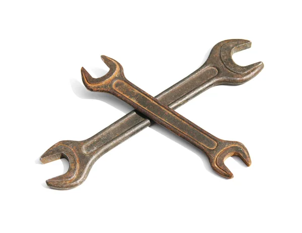 Two crossed wrenches Stock Photo by ©NikolayN 50976091