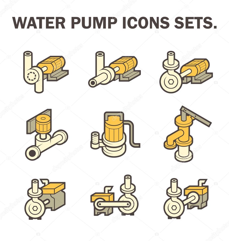 Water pump vector Stock Vector Image by ©roncivil #112970054