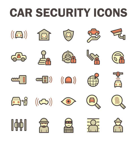 Car security icon Stock Vector Image by ©roncivil #168267366