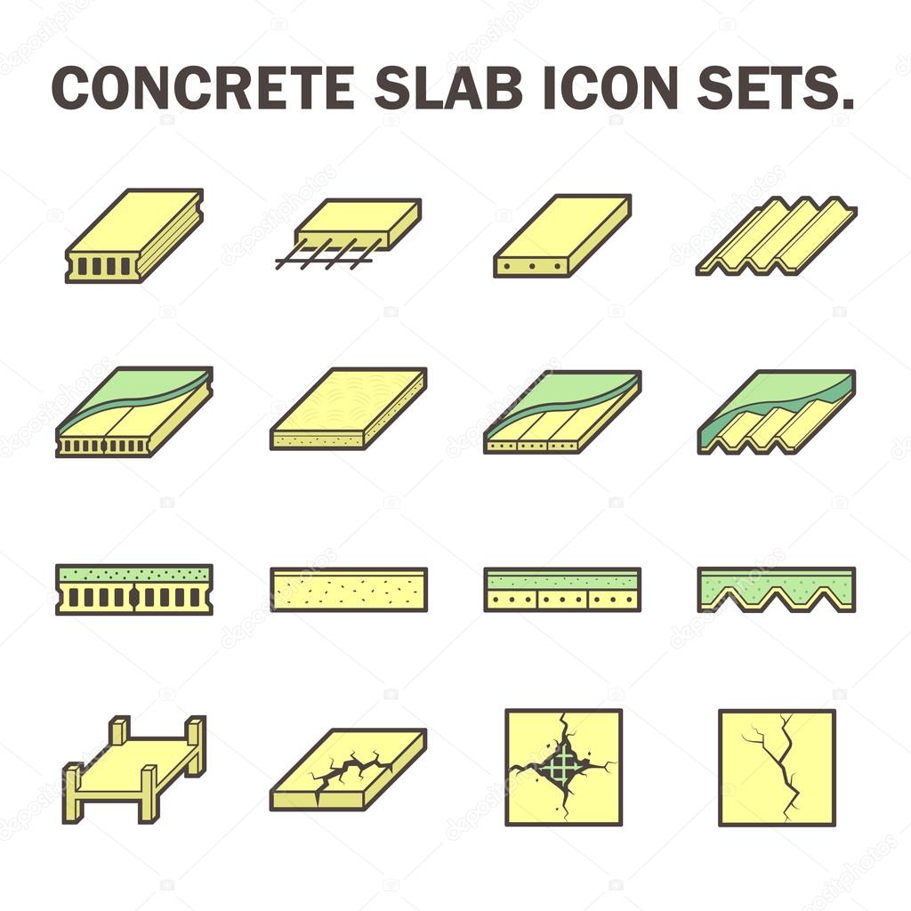 Icono de losa de hormigón vector, gráfico vectorial © roncivil imagen #116085922