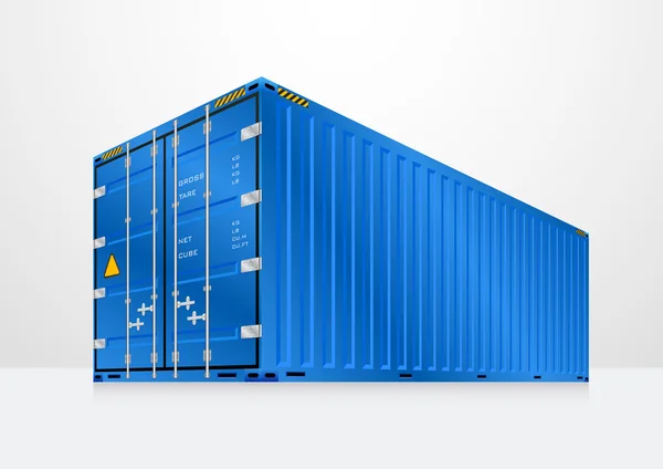 100,000 Blue shipping container Vector Images | Depositphotos