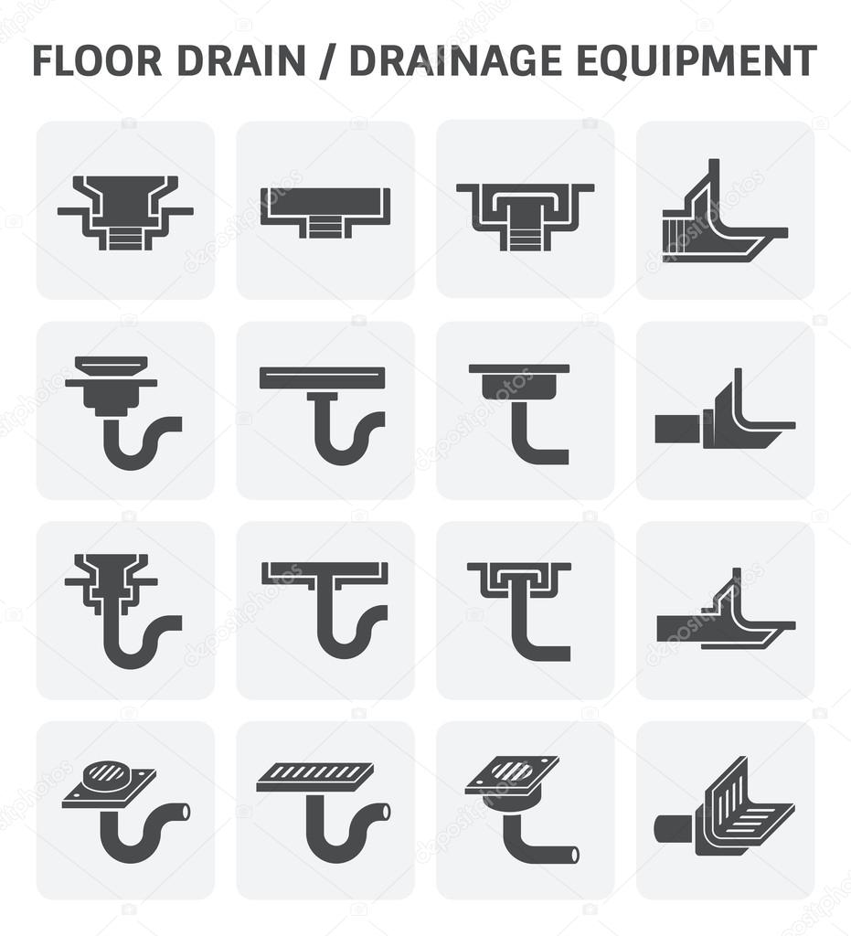 Drainage equipment icon Stock Vector Image by ©roncivil #124608186