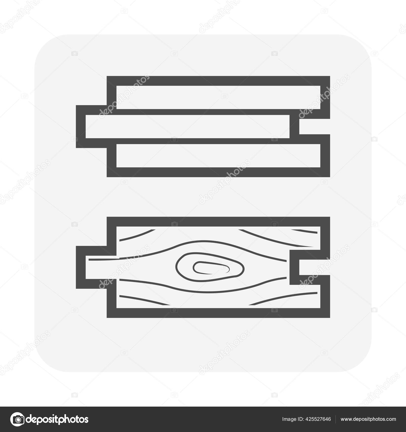 Engineered Wood Solid Wood Flooring Construction Joint Icon Side ...