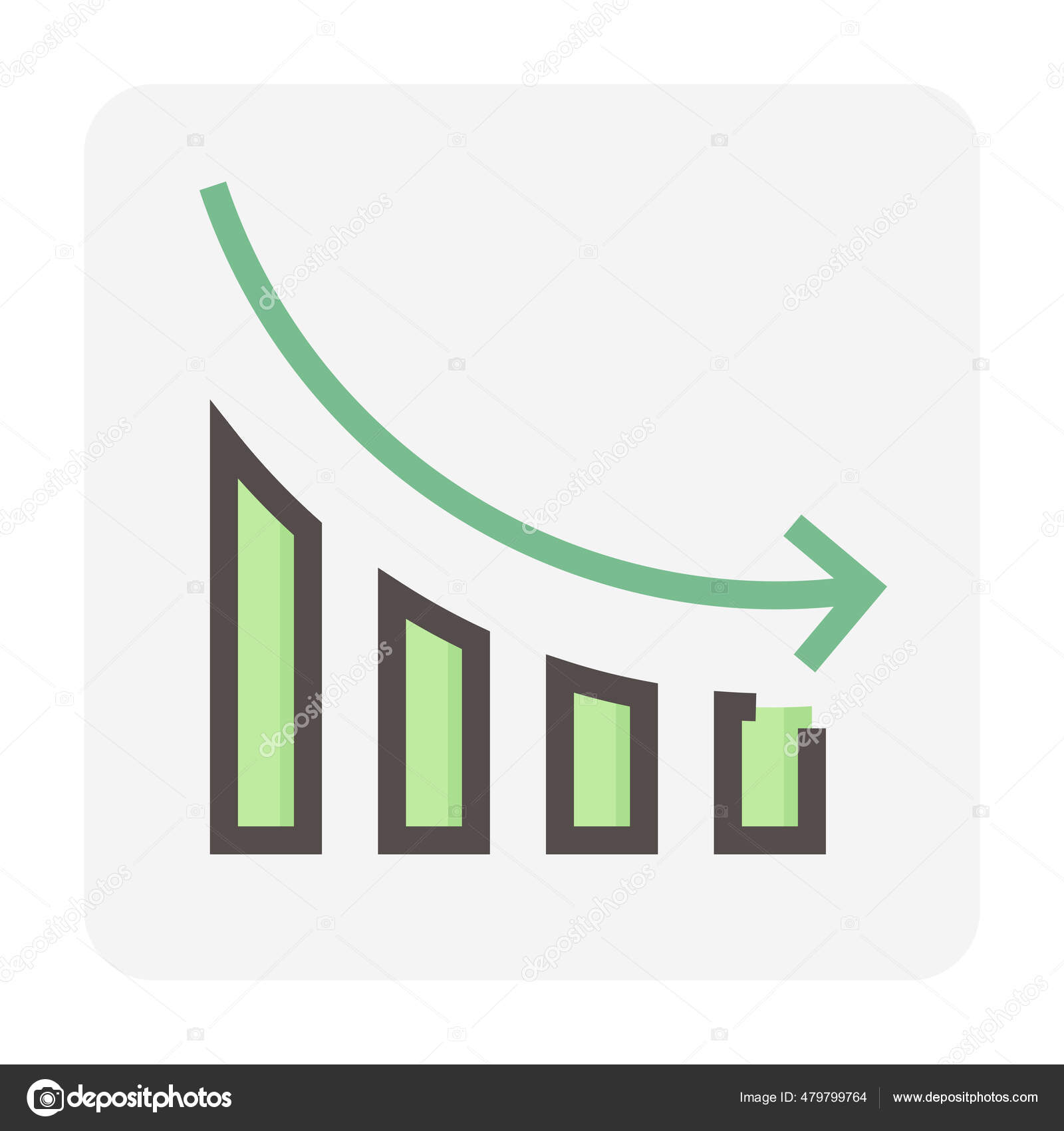 Exponential Growth Arrow