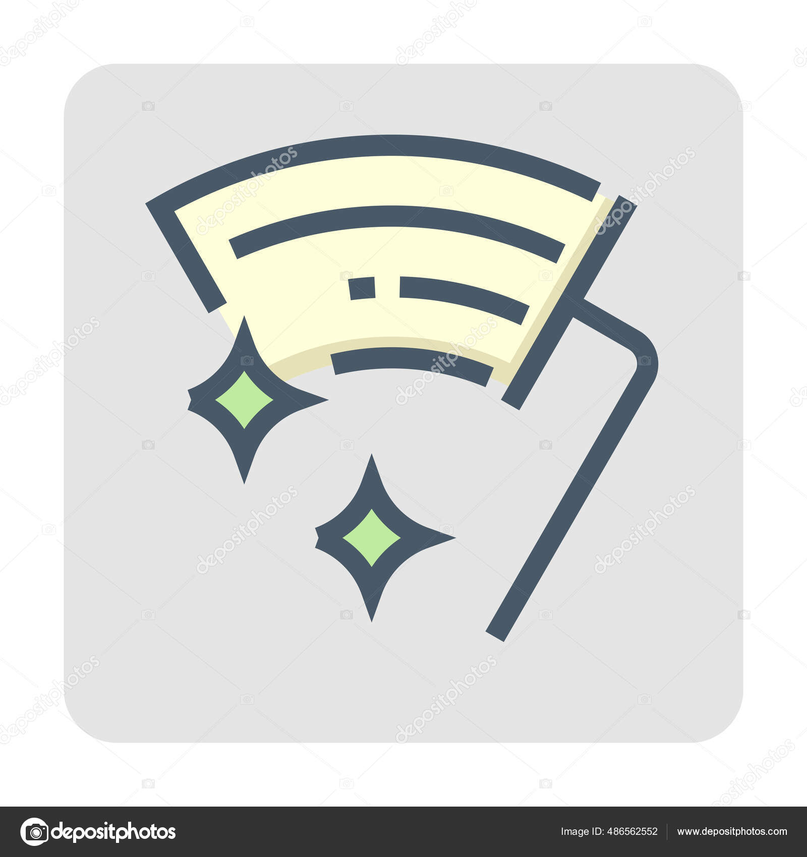 Windscreen Windshield Wiper Vector Design Icon Sign Symbol Dashboard ...