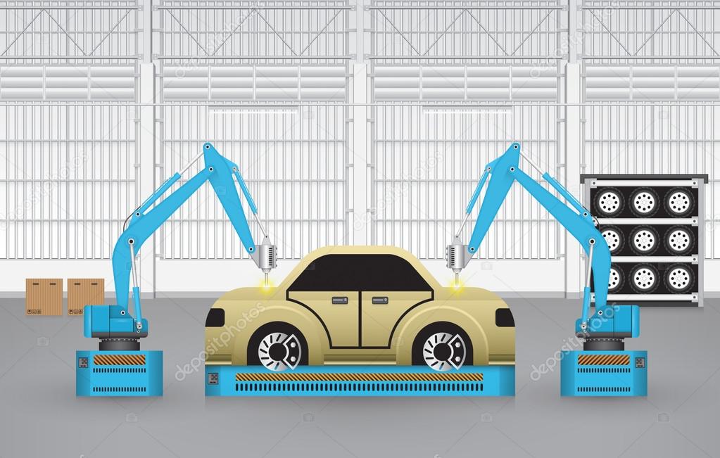 Robot car Stock Vector Image by ©roncivil #67903737