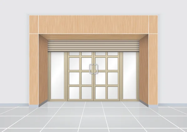 Aluminium door vector Stock Vector by ©roncivil 168267496