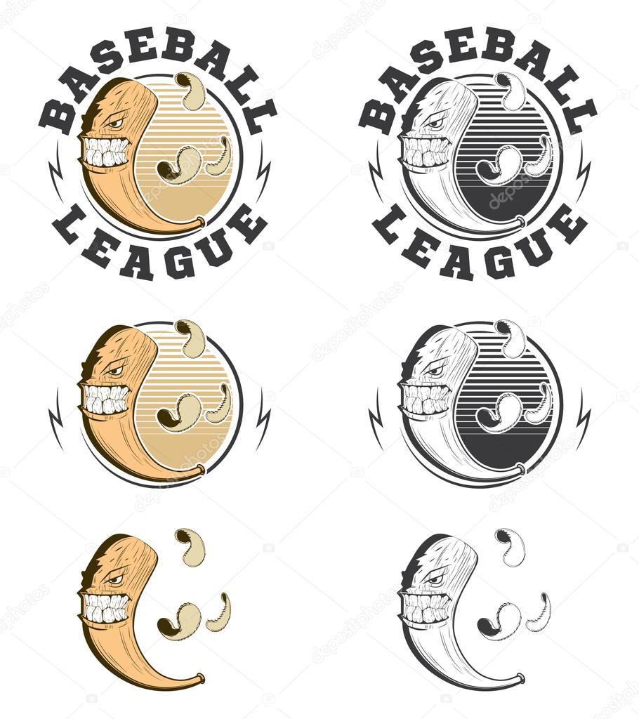 Set of vector baseball labels and badges. Stock Vector Image by ©mega ...