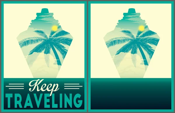 Keep traveling poster collection, Royalty-free Keep traveling poster ...